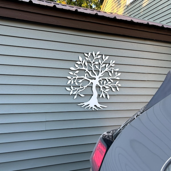 Olive Tree of Life Metal Wall Hanging | Olive Tree Sign | Family Tree ...