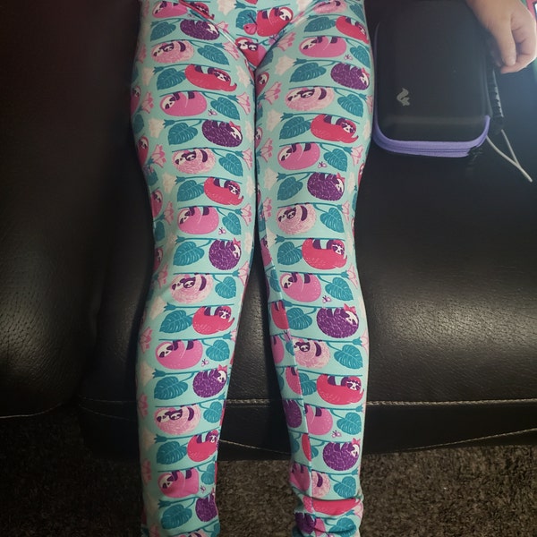 Robot Leggings for Girls | Kids Robotic Clothes Robots Girl Pants STEM ...