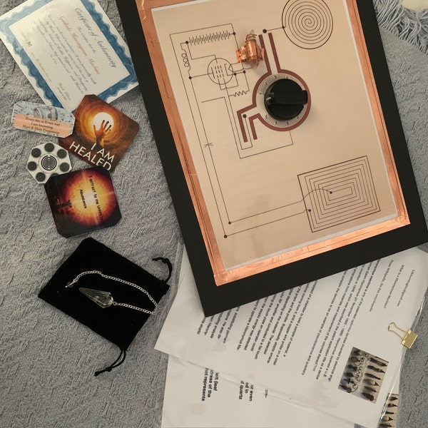 Mermet Witness Pendulum Kit With 3 Pendulum Dowsing Charts - Etsy