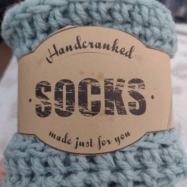 Sock Labels - PRINT YOUR OWN, Printable Care Instructions, Sock Wrap ...