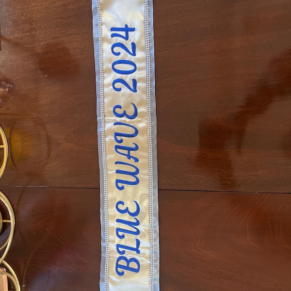 Custom Lace Sash Personalized Sash Customize Sash Embroidery Border ...