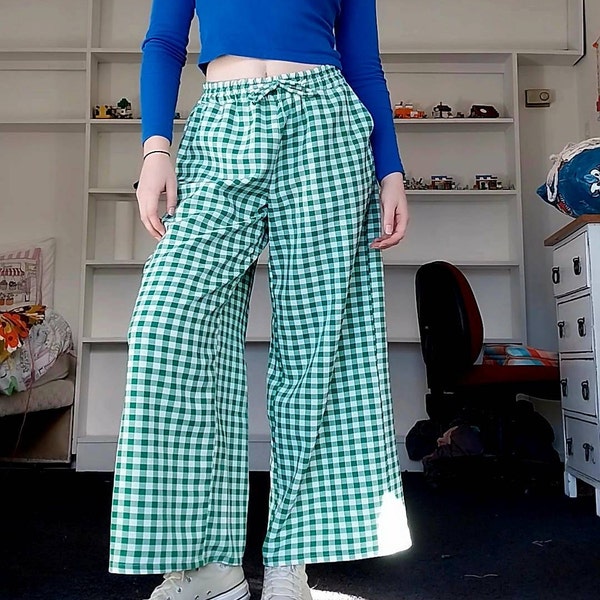 Pants Sewing Pattern PDF, Easy Sewing Pattern for Women's Linen Pants ...