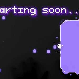 Bat Stinger Transition Cute Purple Bat OBS Scene Transition Twitch ...