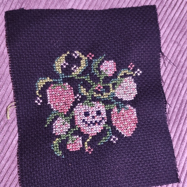 Strawberries Cross Stitch Pattern / Digital Download / Embroidery ...