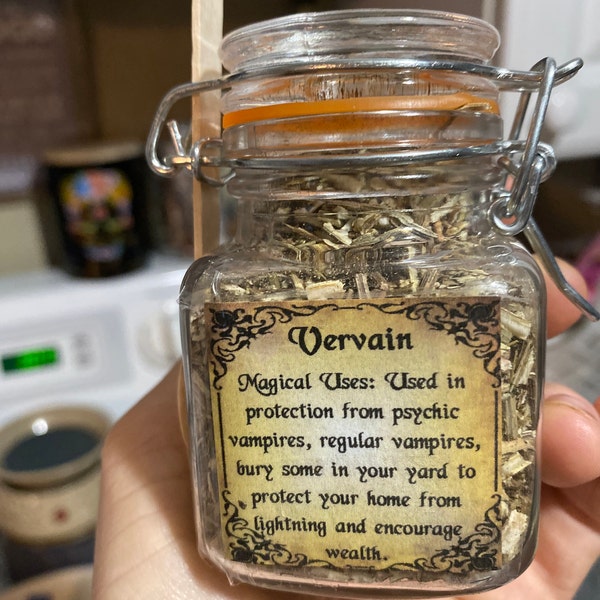 Vervain Herb & Jar - Etsy