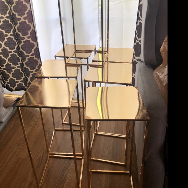 24"/32"/40" Flat Gold With TOP/ Chrome French Gold Collapsible ...