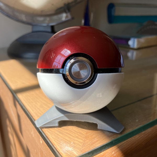 Realistic Pokeball Replica With LED | Gift for Him | Geek Decoration ...