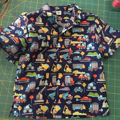 Shirt Sewing Pattern and Video Tutorial, Kids Sizes 3-12Y, Easy ...
