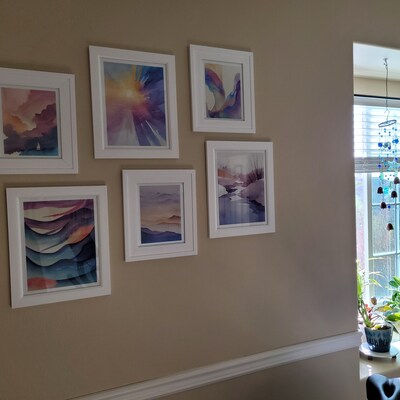 MENTAL HEALTH POSTERS, Set of 6, Gallery Wall, Therapy Decor, Therapist ...