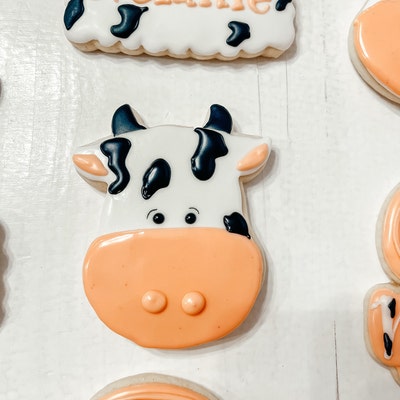 Cow Bull Head Farm Animal Cookie Cutter - Etsy