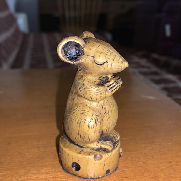 Church Mouse Musician - Playing the Flute - Etsy