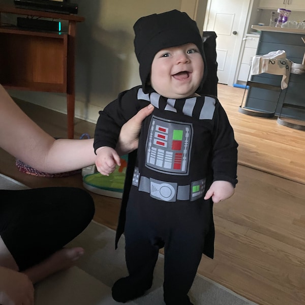 Darth Vader Baby Cosplay, Halloween Baby Costume, Dark Side Cosplay ...