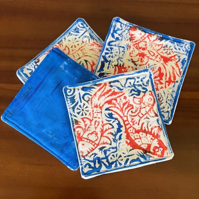 Lotus Pattern Wooden Hand Block Printing Textile Carved Print - Etsy