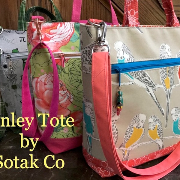 Finley Tote, Sewing Pattern, Pdf, Bag Pattern, Instant Download ...