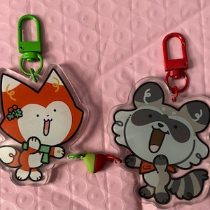 Magnet Couple Keychain Keychain Cute Charm Keychain Acrylic Keychain ...