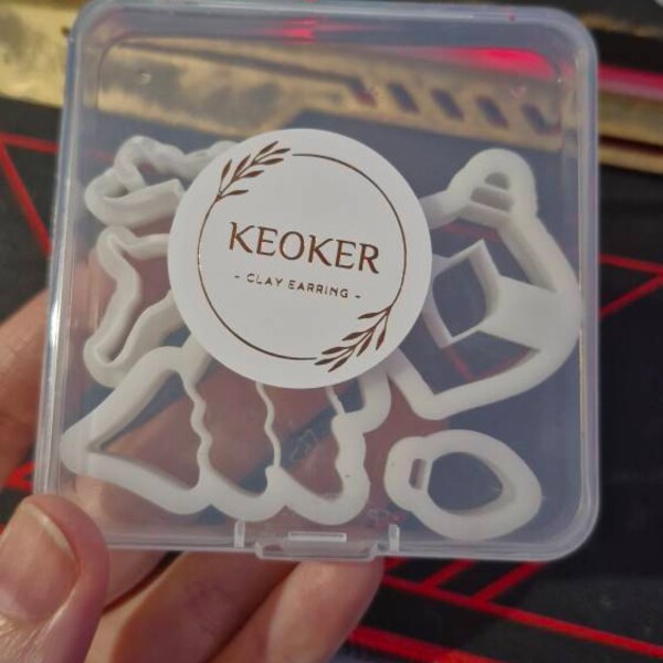 KEOKER Christmas Clay Cutters, Christmas Clay Cutters for Jewelry ...