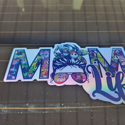 Horror Movie Mom Life Sticker, Character Mom Life Decal, Laptop Sticker ...