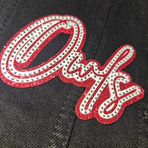 Tigers *3D Glitter Mascot Rhinestone Hat Patch* Iron-on Adhesive - Etsy