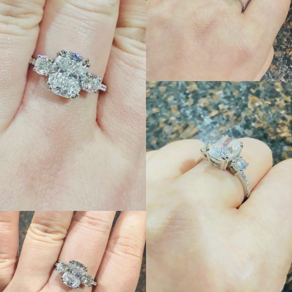 Francesca Farago Replica Ring, Toi Et Moi Ring, Marquise and Radiant ...