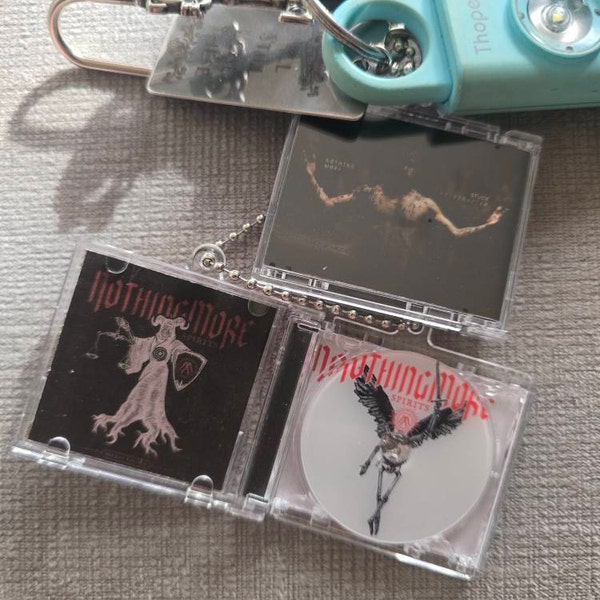 Custom Mini Album CD Keychain With NFC, Personalized Retro Music Gift ...
