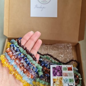 Crystal Gemstone Chip Bead Strands with Holes - Etsy