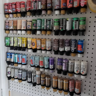 Hobby Storage Ikea Skadis Peg Board Paint Racks Holders for Testors ...