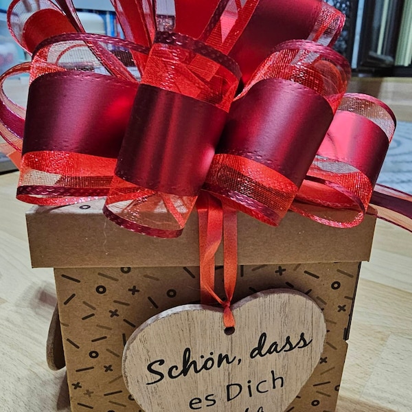 TADAA-BOX "Bühne frei" DIY – Explosionsbox – originelle Verpackung für ...