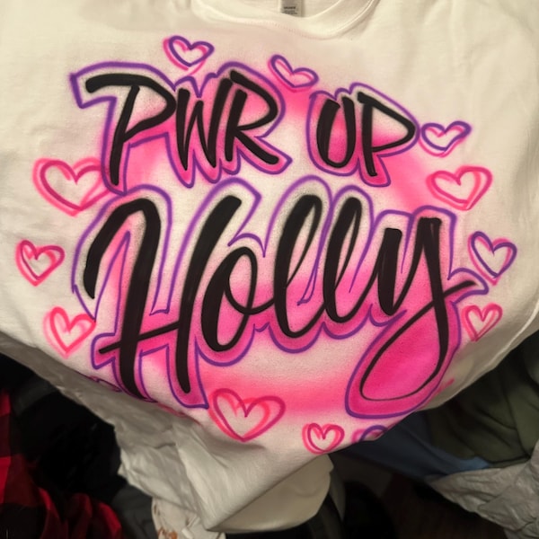 Custom Airbrush Apparel Personalized T Shirt - Etsy