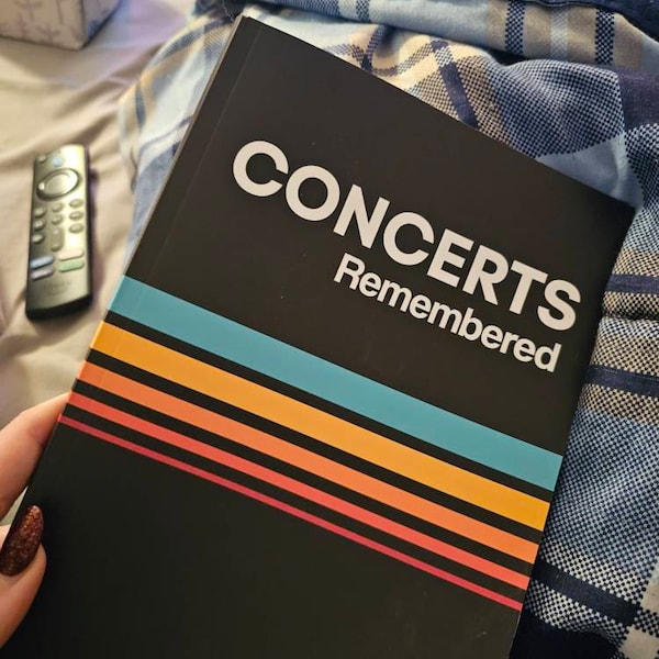 Concert Journal | Track Favorite Concerts | Music Diary and Logbook ...