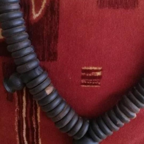 Hand-carved Ebony Wood Tasbih Necklace, Baye Fall Jewerely - Etsy