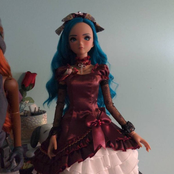 DD, Smartdoll, BJD Dress Set-european Classic Dress-cherry Blossom - Etsy