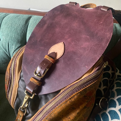 Hybrid Leather Backpack Pattern, Leather Craft Bag Template, DIY Purse ...