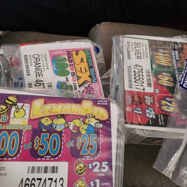 Casino Cash 5 Dollar Ticket Pull Tab Ticket Five Window Tickets for ...