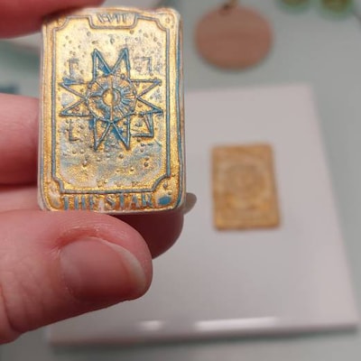 Polymer Clay Texture Mat Tarot Arcana Mystical Boho Fortune Teller ...