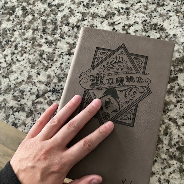 Paladin Dnd Custom Engraved Leather Journal, Dungeons and Dragons, RPG ...