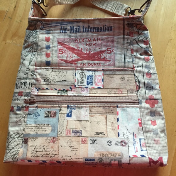 The Mailbag Crossbody Bag PDF Sewing Pattern Includes Two Sizes. Triple ...