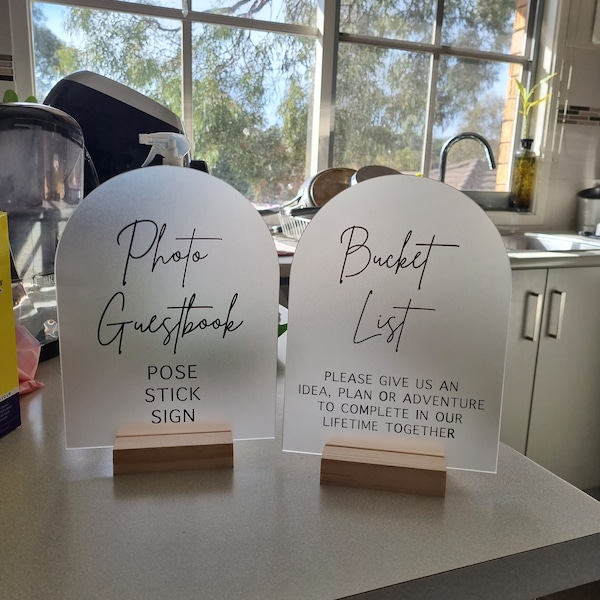 Custom Wedding Table Signs - Etsy