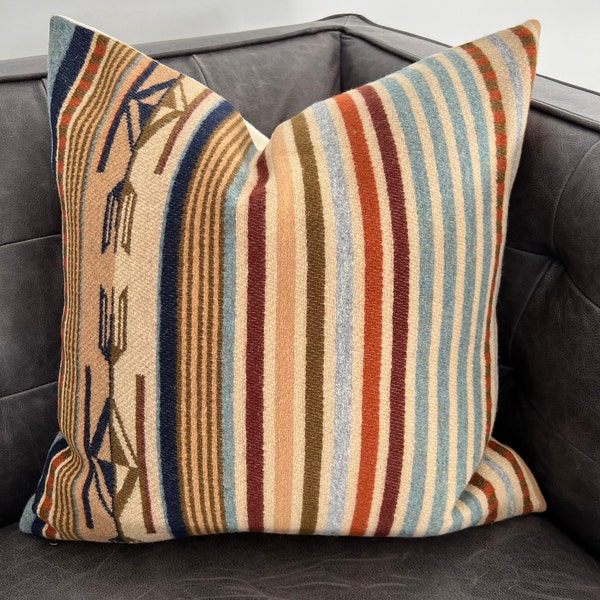 Chimayo Wool Pillow Cover in Harvest Tan Stripe (ready to Ship) - Etsy