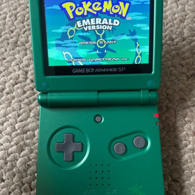 Clear Red Nintendo Game Boy Advance GBA SP Ips MOD Adjustable ...