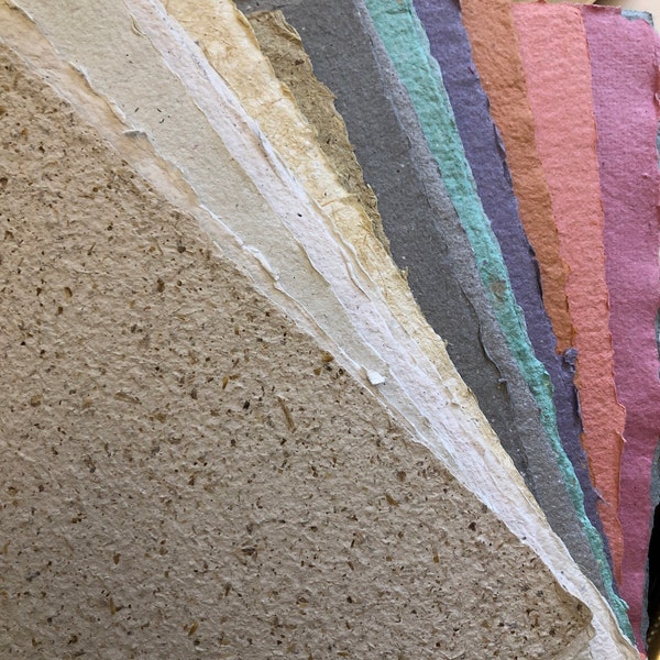 Handmade Paper, Recycled Paper, Letter Size, Handmade Paper, Recycled ...