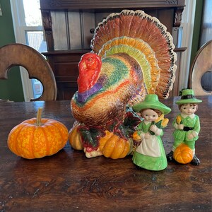 POTTERY BARN Thanksgiving Gobble Turkey 7 Ceramic Salad - Etsy