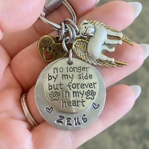 German Shorthaired Pointer Memorial Keychain GSP Key Chain | Etsy