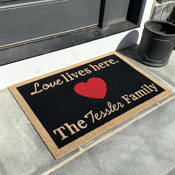The Most Durable and Elegant Custom Door Mat Available. Infinity Custom ...