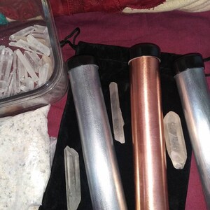 Pharaoh Rods Copper/zinc Quartz Filled Approx. 4 | Etsy