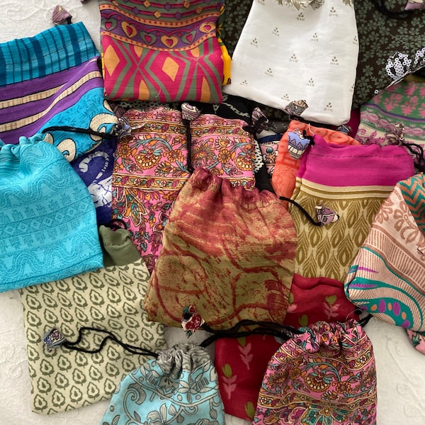 Recycled Silk Bags, Silk Gift Bags, Silk Bags, Packaging Bags, Carry ...