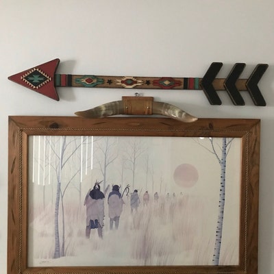 Arrow Wall Decor Rustic Arrow Decor Southwestern Decor Wooden Wall ...