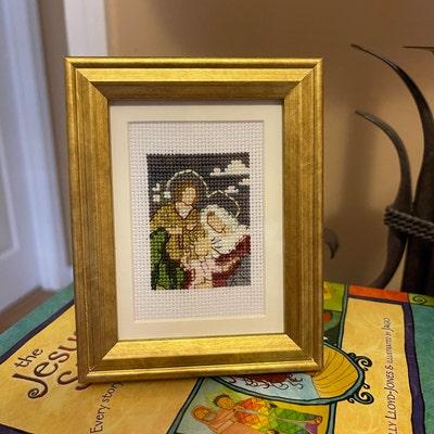 Mini holy Family Cross Stitch Pattern, Religious Cross Stitch, Instant ...