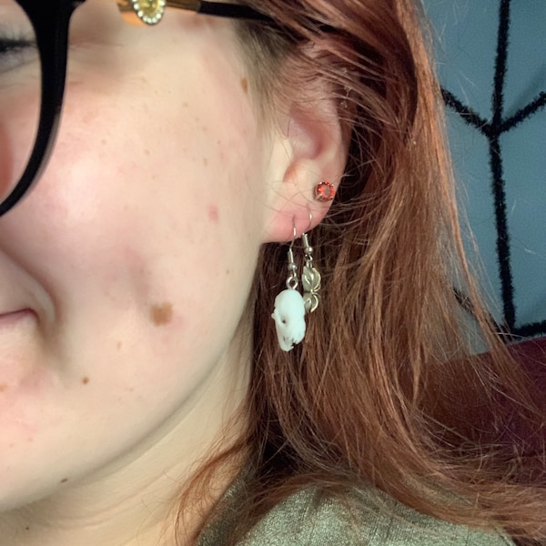 Animal Skull Dangle Earrings | 3D Printed | Mix and Match - Etsy