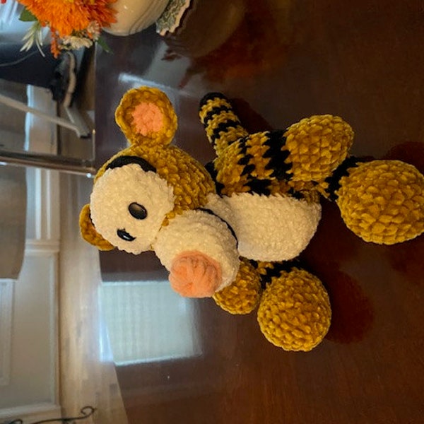 Winnie the Pooh Set Pdf Pattern, Tiger, Pooh, Eeyore Plush Pattern ...