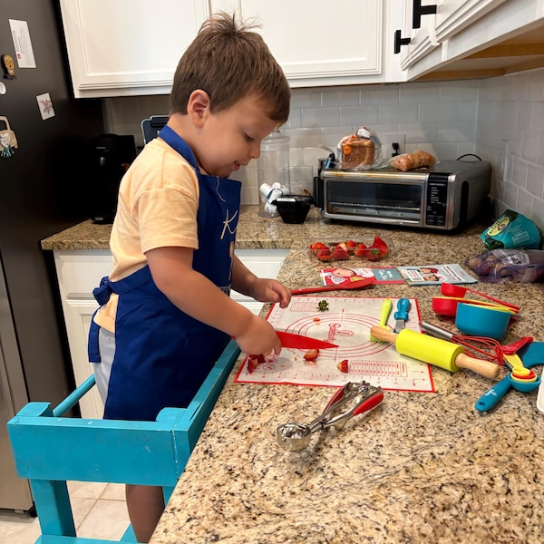 Personalized Kids Apron, Toddler Apron, Customized Apron, Little Chef ...